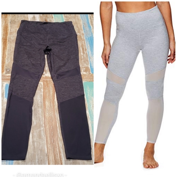 GAIAM | Pants & Jumpsuits | Gaiam Om High Rise Mesh Panel Leggings Yoga ...